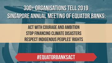 Open Letter Delivered at Meeting of Equator Banks – Olympic Climate Action