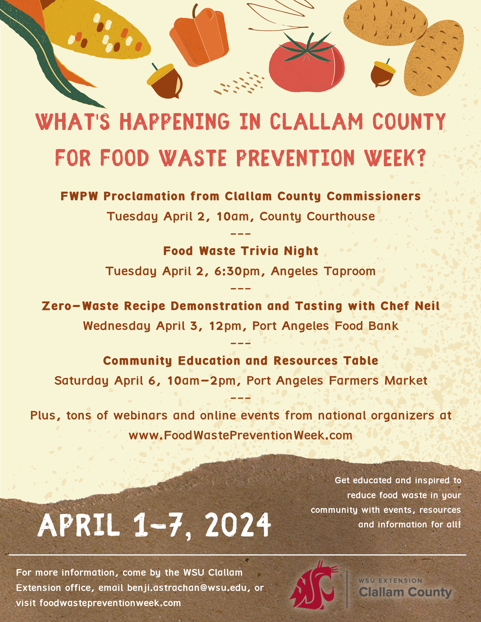 Come Celebrate Food Waste Prevention Week – Olympic Climate Action